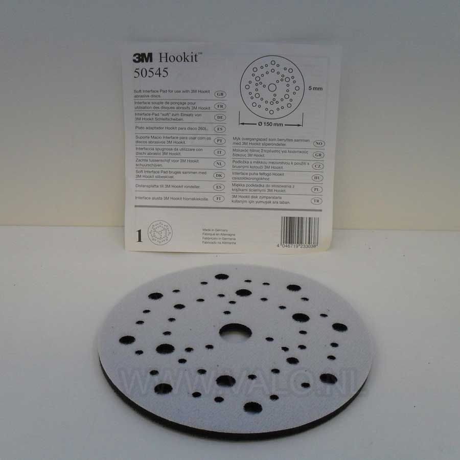 3M Soft interface Pad 150 mm zeer soepele en zachte steunschijf partnr ...