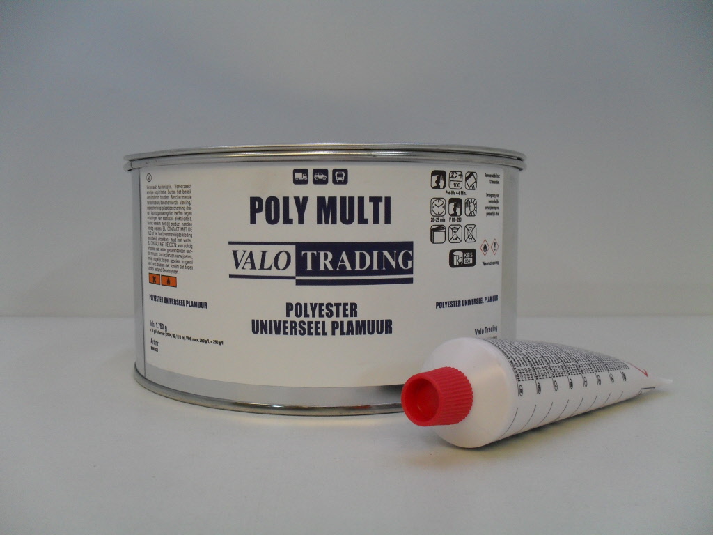 Multi polyester plamuur @ Valo Trading Ridderkerk