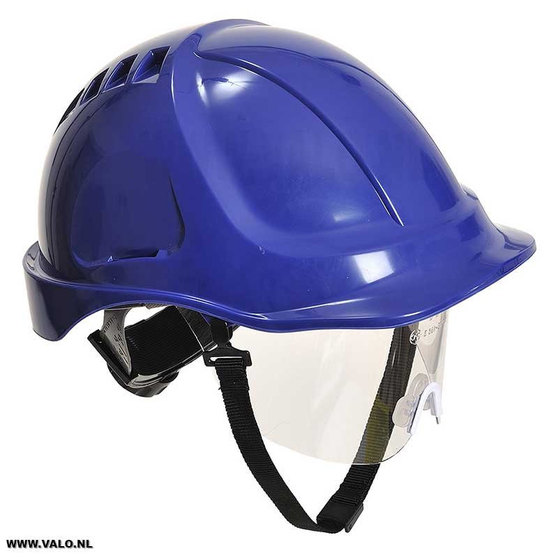 Veiligheidshelm met vizier Portwest PW54 @ Valo Trading Ridderkerk