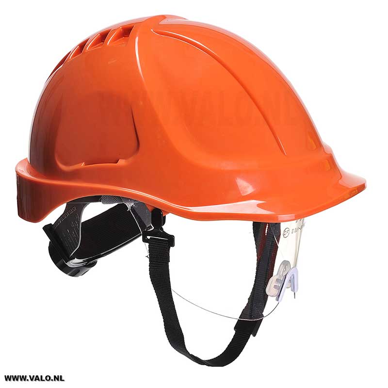 Veiligheidshelm met vizier Portwest PW54 @ Valo Trading Ridderkerk
